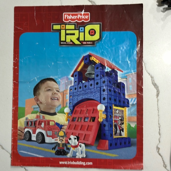 Fisher-Price | Toys | Fisher Price Trio Blocks Fire Station Building ...